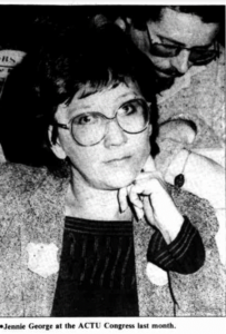 Jennie George becomes the first woman elected ACTU President ...